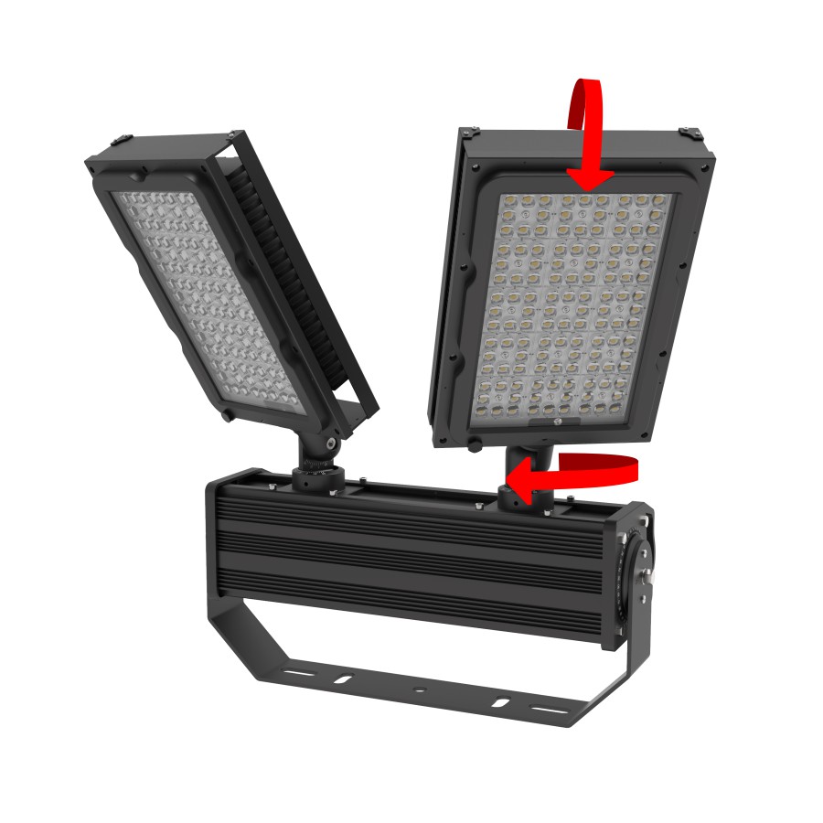 300W 600W 900W 1200W 1800W High Mast Pole Sport Arena Portable Used LED ...